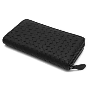 Bottega Veneta Zip Wallet - Black