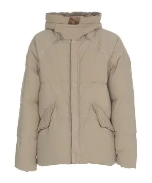 TEN C Hooded Long-sleeved Padded Jacket