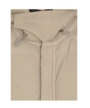 TEN C Hooded Long-sleeved Padded Jacket