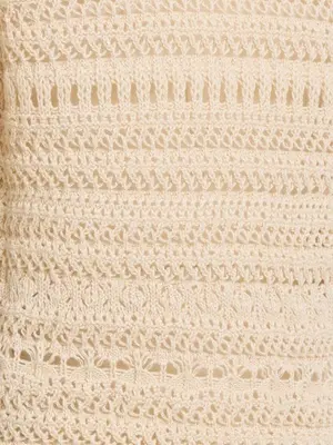 Fabiana Filippi Crochet Knit Short Sleeve Top