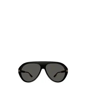 Gucci Aviator Frame Sunglasses - Black