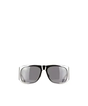 Saint Laurent Square Frame Sunglasses - Black