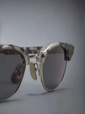 Thom Browne Oval Frame Sunglasses