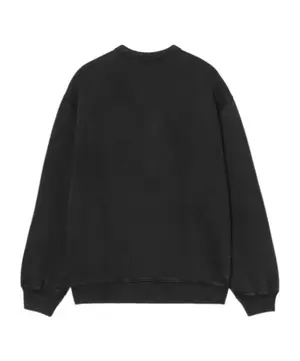 Carhartt Work In Progress Faded Pond Corps Sweatshirt - Black
