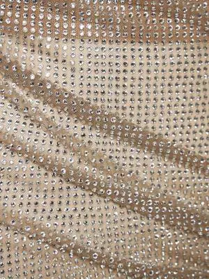 Giuseppe Di Morabito Embellished Net Mini Skirt - Nude