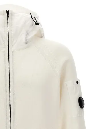 C.P. COMPANY Panelled Cotton Zip-up Hoodie