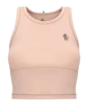 Moncler Logo Patch Cropped Top