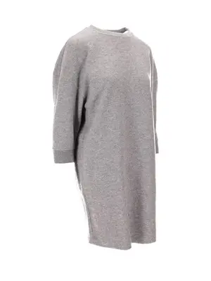 Max Mara Crewneck Dress With Zipper Detail