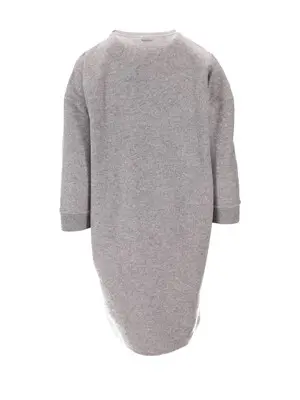 Max Mara Crewneck Dress With Zipper Detail