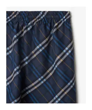 Burberry Check Pattern Knee-length Shorts