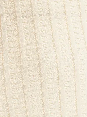 Fabiana Filippi Ribbed Maxi Dress With Strapless Slip