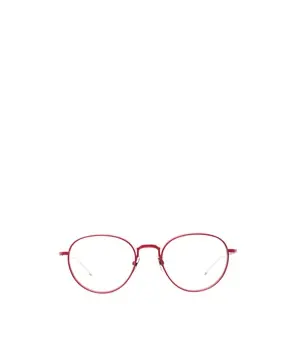 Thom Browne Round Frame Eyeglasses - Red