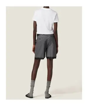 Miu Miu Embroidered Logo Jersey T-shirt
