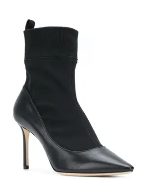 JIMMY CHOO Brandon 85 Logo Boots