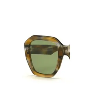 Celine Square Sunglasses With Embossed Logo Legs