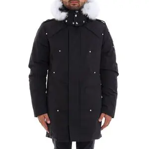 Moose Knuckles Down Parka With Fur-trimmed Hood
