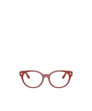 Versace Medusa Round Frame Eyeglasses - Pink