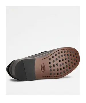 TOD'S Leather Loafers - Black
