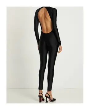 Giuseppe Di Morabito Stretch Shiny Jersey Jumpsuit