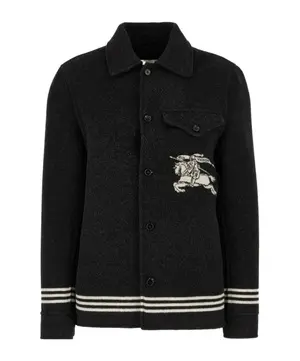 BURBERRY Burberry Knight Motif Long Sleeved Jacket