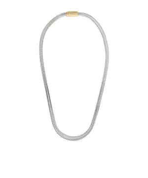JIL SANDER Snake Chain Necklace - Silver