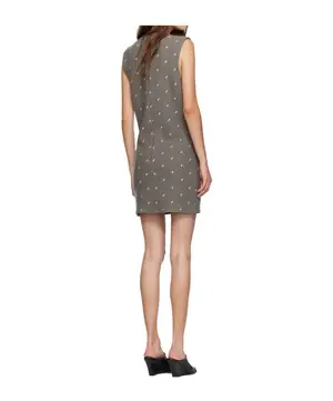 RIER Rierwalker Mini Dress With Embroidered Floral Detail