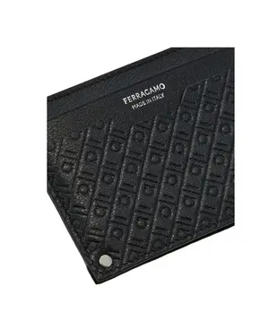 FERRAGAMO Lettering Credit Card Holder