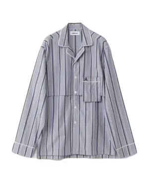 AMBUSH Striped Pajamas Shirt - Gray