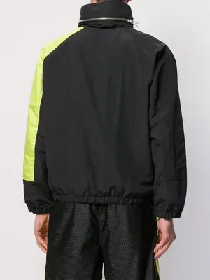 DANIEL PATRICK Color Blocked High Neck Zip Up Jacket