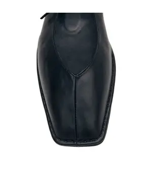 ALOHAS Square-toe Ballet Flats With Self-tie Bows