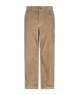 THE ROW Rossen Corduroy Chino Trousers - Brown
