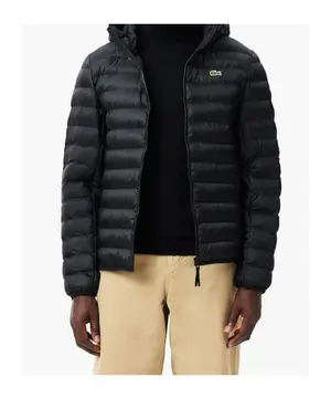 Lacoste Water-repellent Padded Hooded Jacket