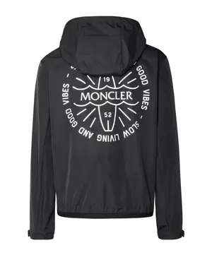 Moncler Hooded Zip-up Jacket