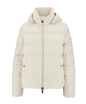 Pyrenex Long-sleeved Down Jacket With Detachable Hood - White