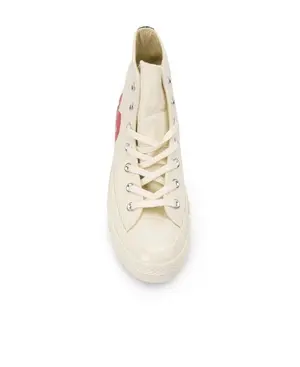 Play Comme Des Garcon Lace-up High-top Sneakers