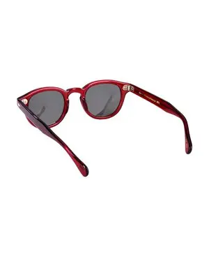 MOSCOT Lemtosh Oval Frame Sunglasses - Gray