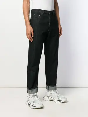 Valentino Garavani Logo Straight Jeans