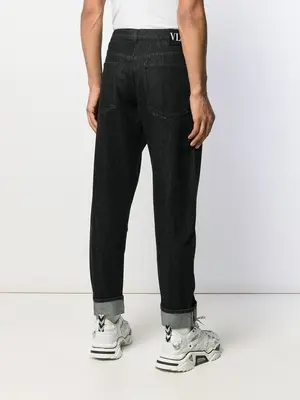 Valentino Garavani Logo Straight Jeans
