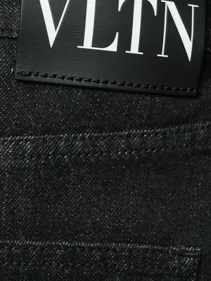 Valentino Garavani Logo Straight Jeans