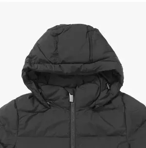 Pyrenex Long-sleeved Down Jacket With Detachable Hood - Black