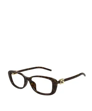 Gucci Rectangle-frame Glasses