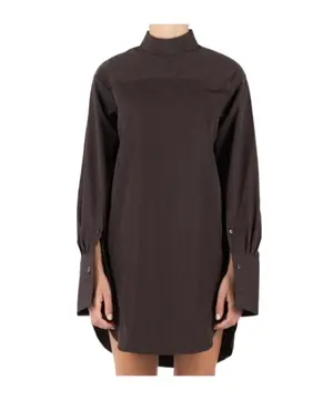 Dries Van Noten Long-sleeved Blouse - Dark Brown