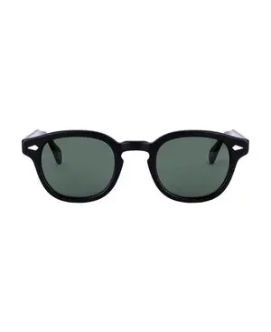 MOSCOT Lemtosh Square Frame Sunglasses - Green