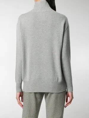 Max Mara Ribbed Turtleneck Pullover