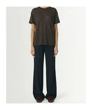 THE ROW Galen Crepe Georgette Wide Pants