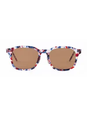 Thom Browne Tortoiseshell-effect Sunglasses - Pink