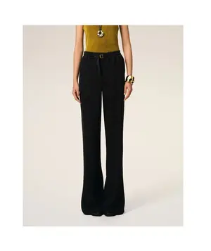 Ami Flare Fit Elasticated Trousers