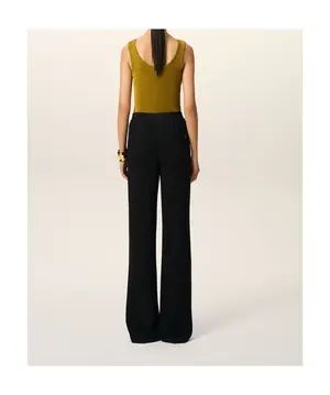 Ami Flare Fit Elasticated Trousers