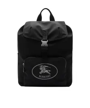 Burberry Orkney Flap Backpack - Black