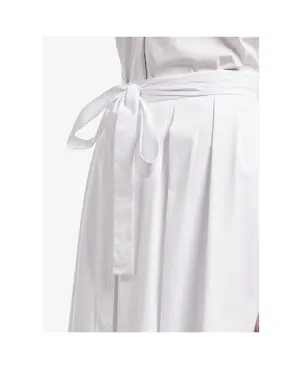 Prada Girded Waist Pleated Skirt